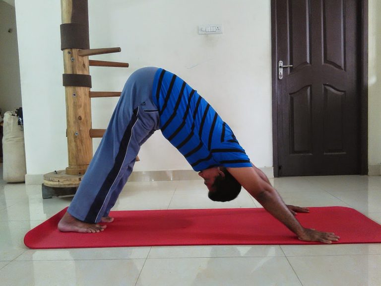 வனப்பு Downward Facing Dog Pose
